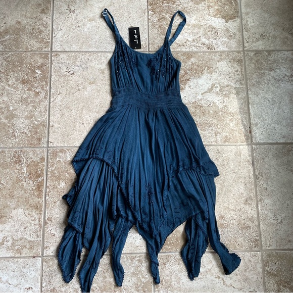 Dresses | Blue Gypsy Dress | Poshmark